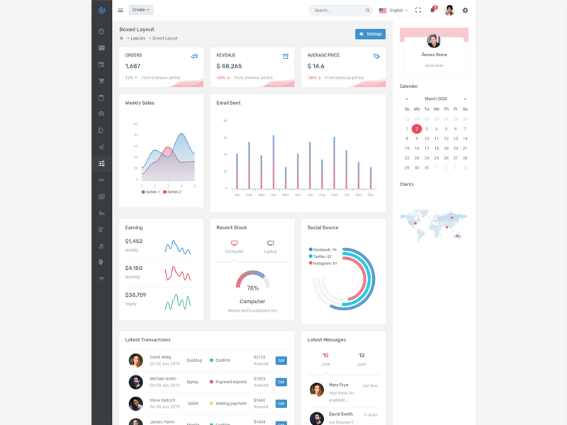 Dashbiz - Responsive Bootstrap 5 Admin Dashboard